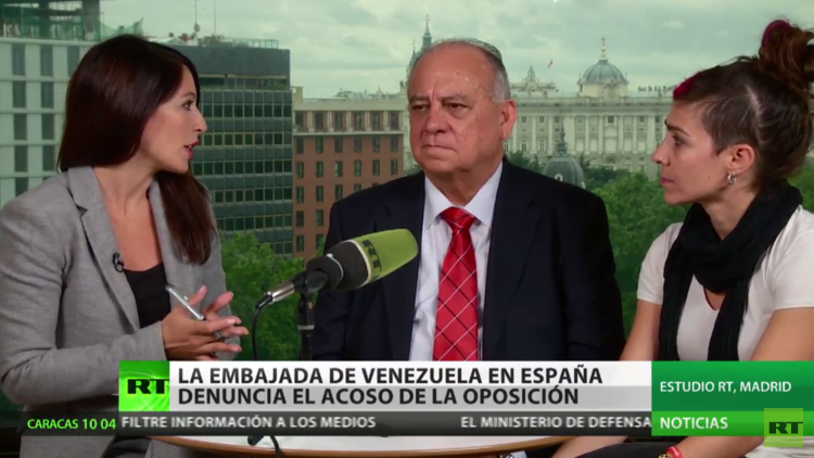 El embajador de Venezuela denuncia lenidad de las autoridades en los ...