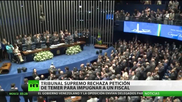 El TSJ de Brasil no apartará del cargo al fiscal general pese a la ...