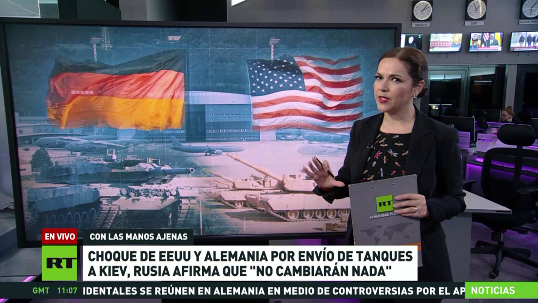 Choque entre EE.UU. y Alemania por el envío de tanques a Ucrania, Rusia ...