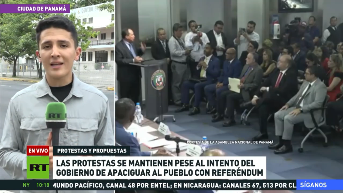 Las protestas en Panamá se mantienen pese al intento del Gobierno de ...