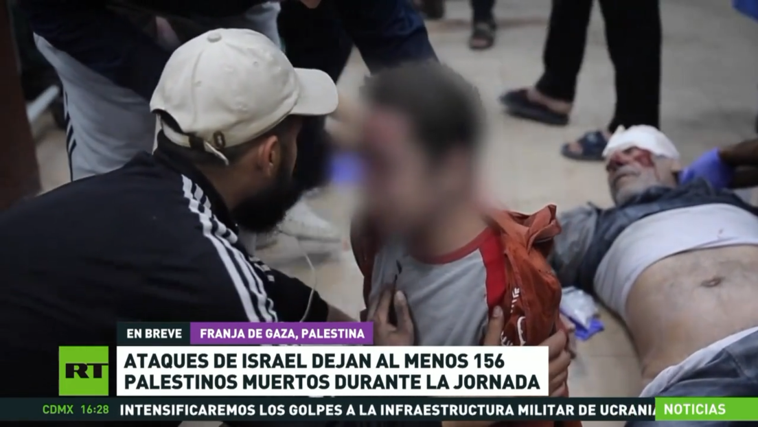 Ataques de Israel dejan al menos 150 palestinos muertos en un día - RT