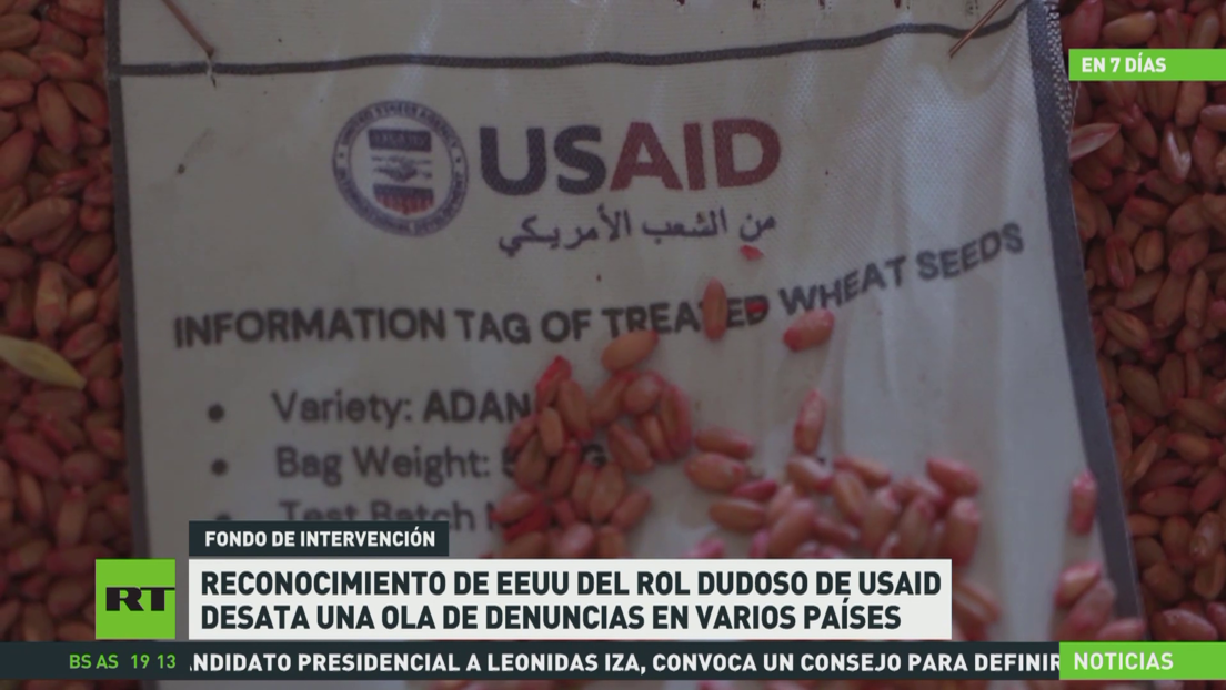 Reconocimiento de EE.UU. del rol dudoso de USAID desata ola de ...