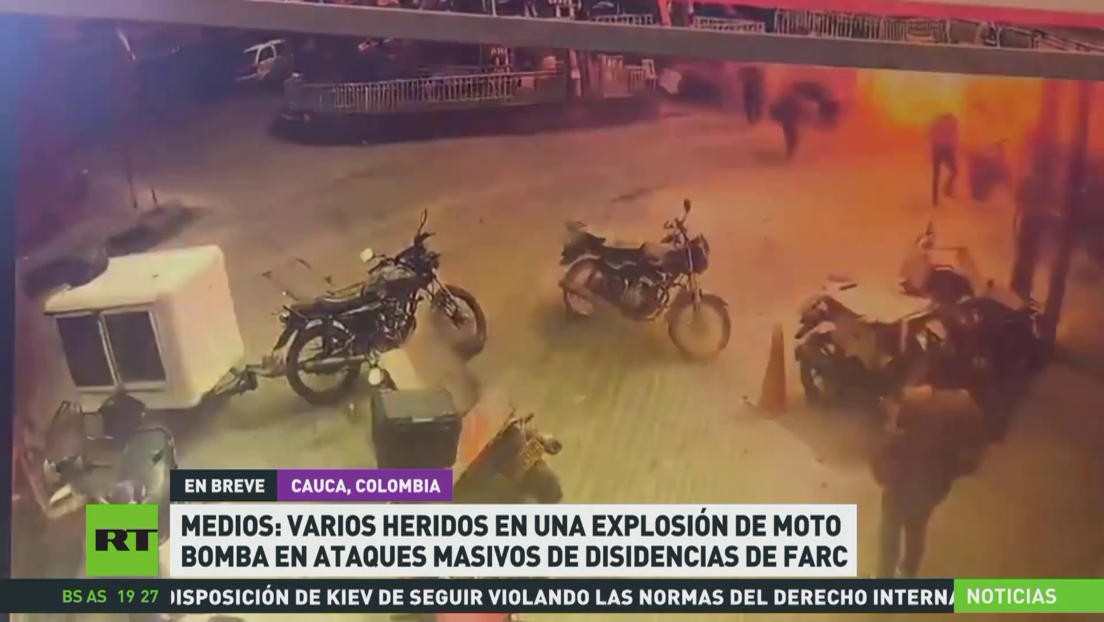 Varios heridos por la explosión de una moto bomba en Colombia - RT