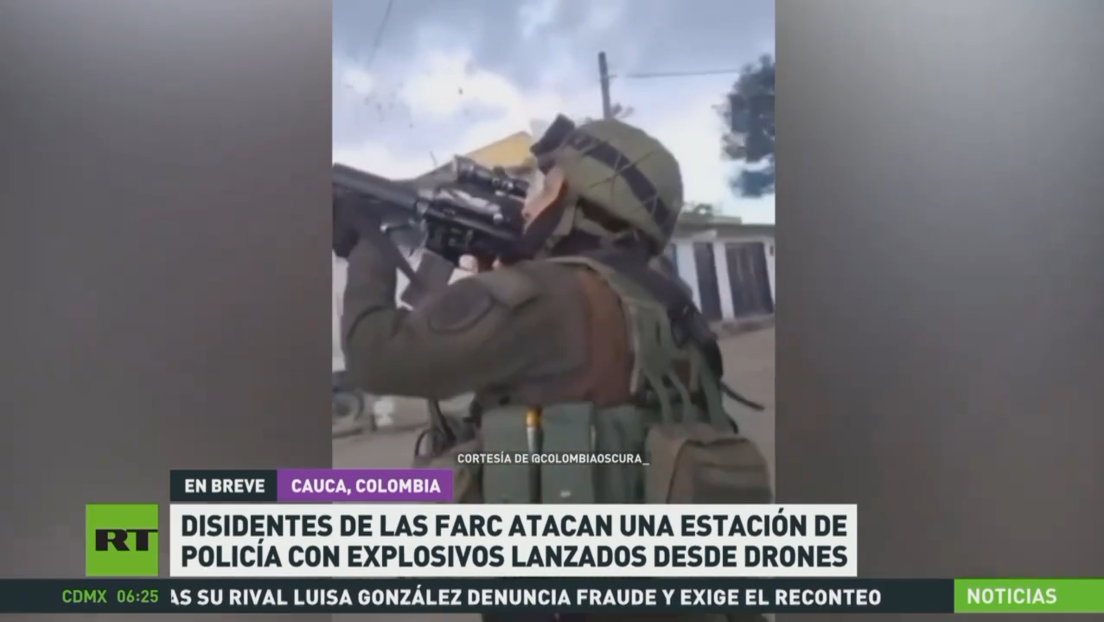 Disidentes de las FARC atacan una estación de Policía con explosivos ...