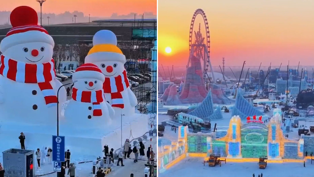 Un mundo congelado en China: así es el Festival de Hielo más grande del ...