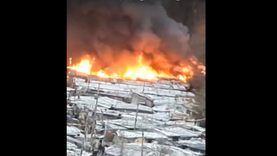 Gran incendio en un icónico barrio de Seúl (FOTOS, VIDEOS) - RT