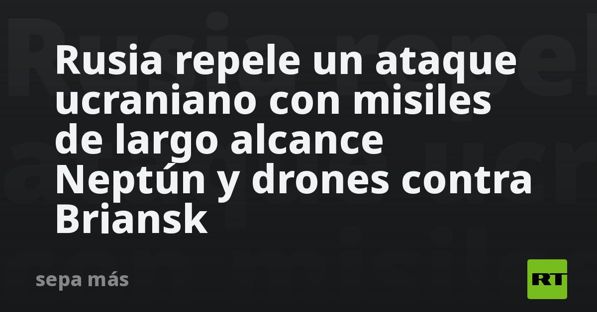 Rusia repele un ataque ucraniano con misiles de largo alcance Neptún y ...