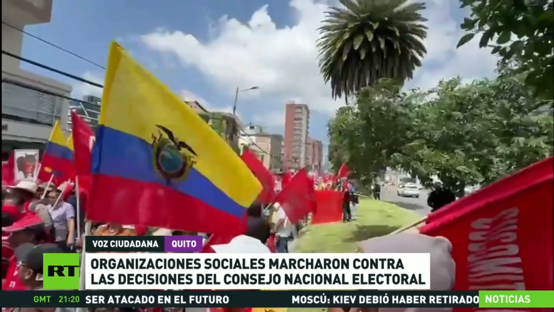Organizaciones sociales de Ecuador marcharon contra las decisiones del ...