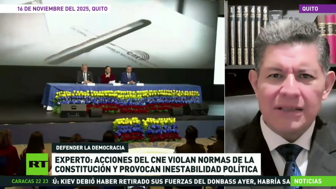 Experto: Medidas del CNE de Ecuador violan normas de la Constitución y ...